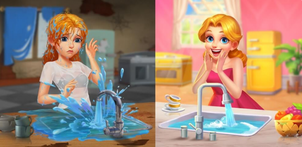 Скачать Matchington Mansion 1.145.0 — Мод много денег на андройд