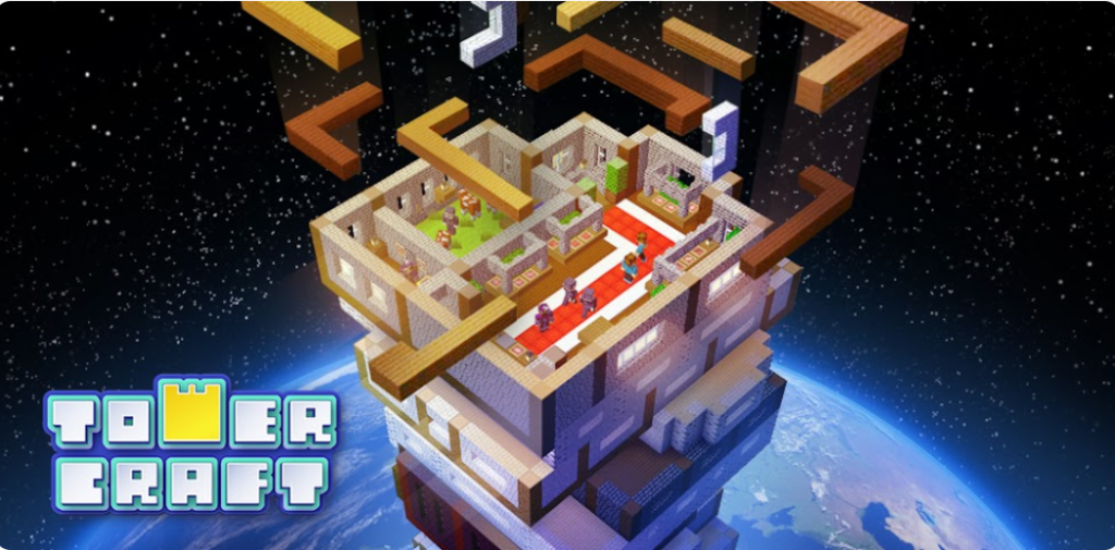 Скачать Tower Craft 3D 1.10.15 — Мод много денег на андройд