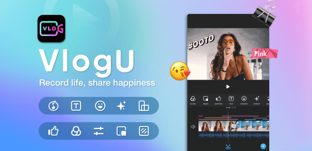 Скачать VlogU 7.11.0 — Премиум разблокирован на андройд
